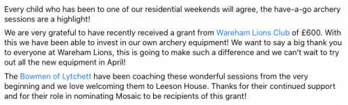 Wareham Lions Club - Welcome